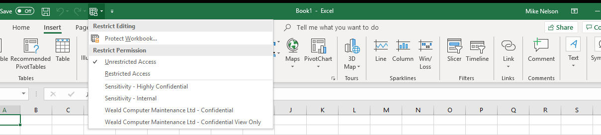 Office 365 - Document Classification - Sensitivity and Retention - Weald IT