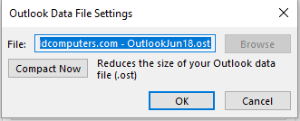 Outlook 365 Performance and File Sizes - Weald IT
